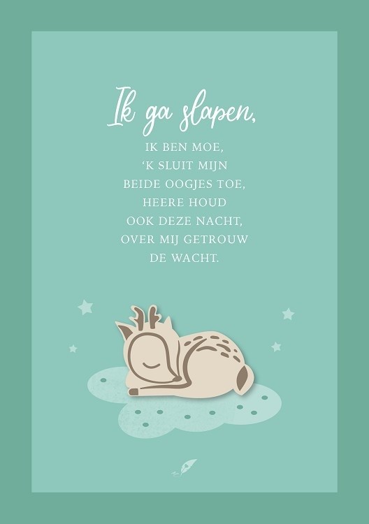 Kaart 1289 - ik ga slapen - Kaarten - Het Zoeklicht